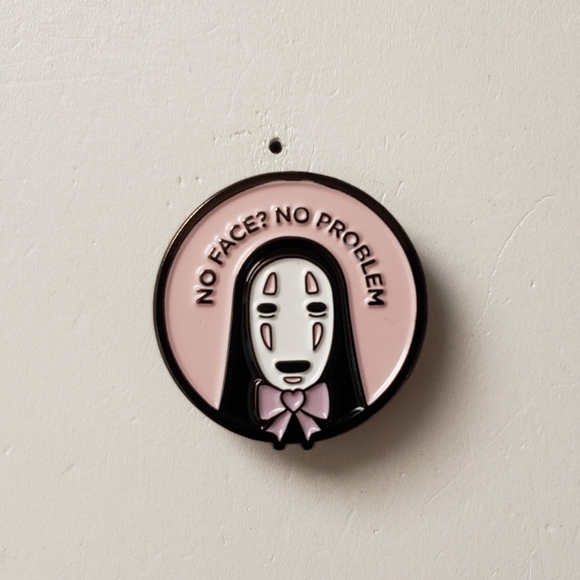 Jewelry | 315 No Face No Problem Pin | Poshmark